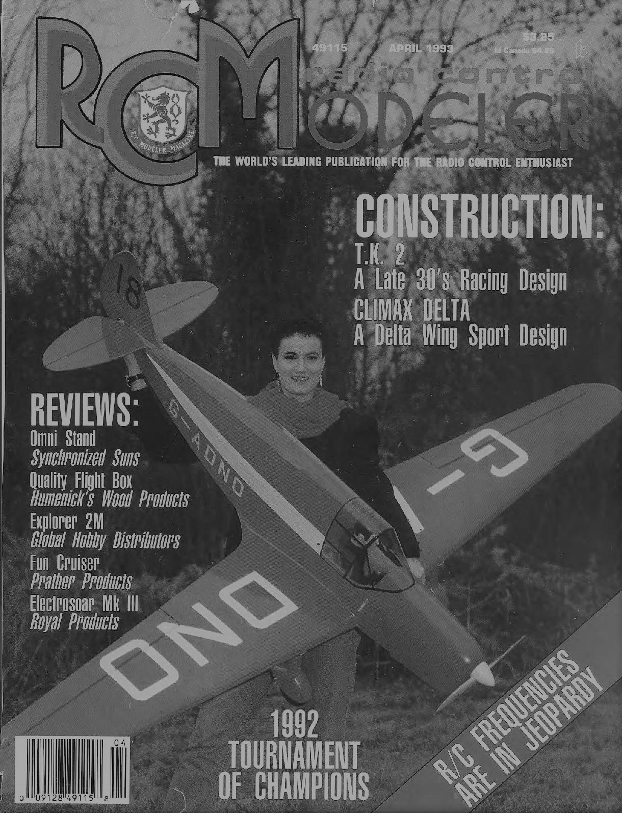 RCM 1993 April Magazine Issue with Index